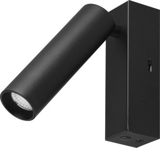 Trio Leuchten LED Spotleuchte Ambala 849210132, Metall Schwarz matt, inkl. 1x 5.5 Watt LED, Lichtfarbe einstellbar, Switch Dimmer