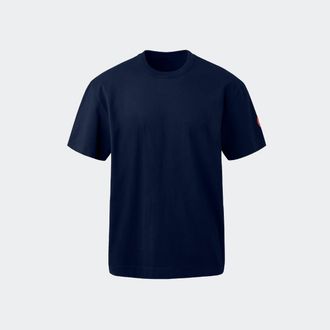 Canada Goose Gladstone T-Shirt lockere Passform (M&auml;nnlich, Atlantic Navy, XXL)