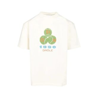 Dr&ocirc;le de Monsieur Grafikdruck T-Shirt - - Tops - Herren - Wei&szlig; - XL