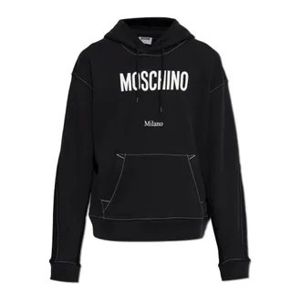 Moschino Homme, Sweatshirts et sweats &agrave; capuche, Noir, Taille: XL SweaT-shirt &agrave; capuche