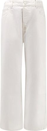 Ami Homme, Pantalons, Blanc, Taille: W31 Large Fit Jeans