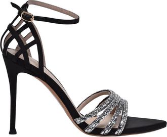 Twinset Femme, Chaussures, Noir, Taille: 40 EU Sandalo in raso