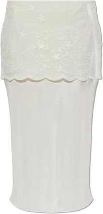 Poss&eacute; Posse, Femme, Jupes, Beige, Taille: 40 FR Cove Skirt