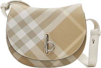 Burberry Hobo Bags - Borsa a tracolla Rocking Horse a quadri - Gr. unisize - in Beige - für Damen