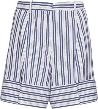 Marella Femme, Shorts, Multicolore, Taille: 40 FR Acume Striped Pleated Shorts