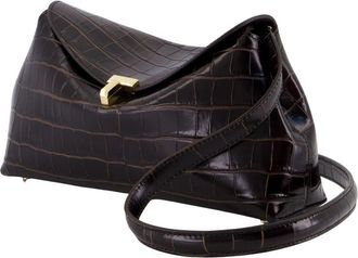 Toteme T-Lock Pouch Clutch - Brown