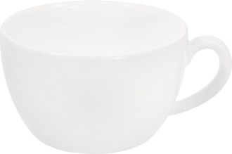 Kahla 204709A90020C Pronto Fr&uuml;hst&uuml;ckstasse 0,38 l | Wei&szlig;e Kaffeetasse 380 ml aus Porzellan