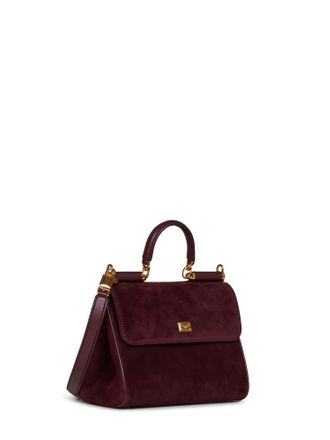 Dolce & Gabbana My Sicily Top Handle Bag - Burgundy
