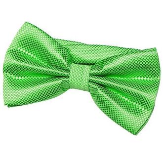 DonDon Noeud papillon pour homme 12 x 6 cm avec crochet d&eacute;j&agrave; li&eacute; et r&eacute;glable - vert