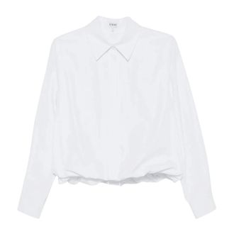 Loewe Chemise en coton - Femme - Blouses et Chemises - Blanc - Taille: 32 FR