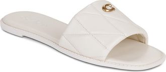 Coach HOLLY QUILTED LEATHER SANDAL