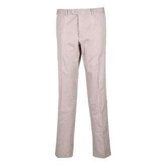 Santaniello Homme, Pantalons, Beige, Taille: L Pantalon en coton stretch
