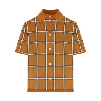 Guest In Residence Homme, Tops, Brun, Taille: M Chemise &agrave; Carreaux Picnic