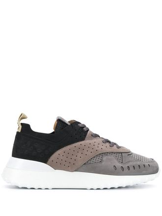 Tod's baskets &agrave; semelle &eacute;paisse - Gris