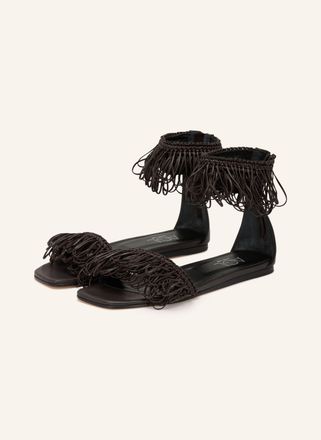 AGL Agl Sandalen Elsy Fringe braun