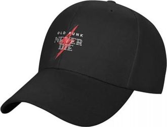 Generic Coton Chaud dHiver, Casquettes de Baseball éclair Casquette à visière Vieux Punks ne meurent jamais Chapeaux dombrage pour Hommes