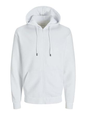 Jack & Jones Jack & Jones Sweat &agrave; Capuche zipp&eacute; Basique pour Homme, Blanc., XXL