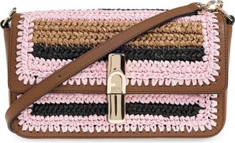 Furla Femme, Sacs, Rose, Taille: ONE Size Iride Small Shoulder Bag