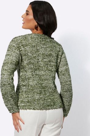 Cr&eacute;ation L Strickjacke Strickjacke Langarm B&auml;ndchengarn