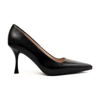 Sergio Moretti Klassische Schwarze High Heels Pumps - - Shoes - Damen - Schwarzk - 40 EU