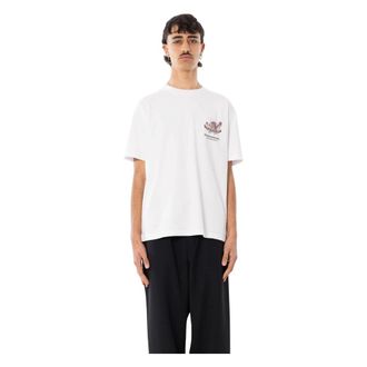 New Amsterdam Surf Association Tropical Tee - - Tops - Herren - Wei&szlig; - S