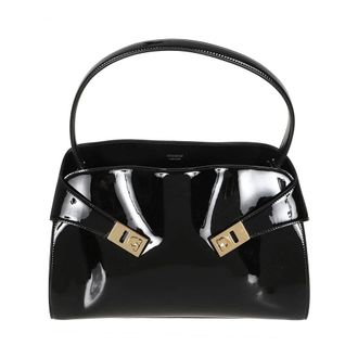 Ferragamo Femme, Sacs, Noir, Taille: ONE Size Hug Soft