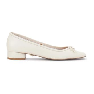 Kazar Wei&szlig;e Lederniedrigabsatzpumpen - - Shoes - Damen - Wei&szlig; - 38 EU
