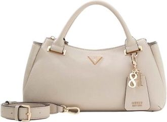 Guess sac &agrave; main sac &agrave; &eacute;paule bandouli&egrave;re Evie Triple Compartment Satchel Bag Light Taupe &eacute;cru