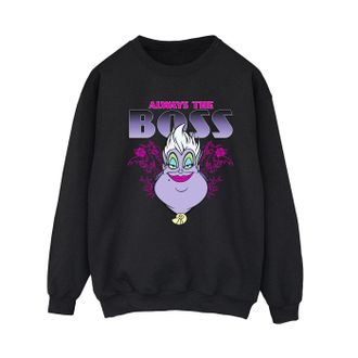 Disney The Little Mermaid Mum Is The Boss Sweatshirt f&uuml;r Damen (Schwarz)
