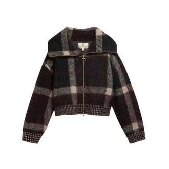 Barbour Femme, Pulls, Brun, Taille: 38 FR Veste Courte Carville