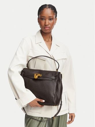 Michael Kors Handtasche Hamilton 30F6ANXS7E Dunkelbraun