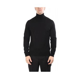 HUGO BOSS H-Helixon Rollkragenpullover - - Knitwear - Herren - Schwarzk - M