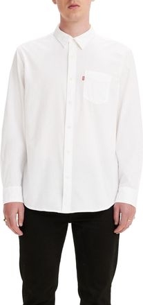 Levi's Herren Sunset 1-Pocket Standard Hemd mit Button-Down-Kragen, White 17, XL