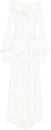 Miau by Clara Rotescu white maxi dress - Wei&szlig;