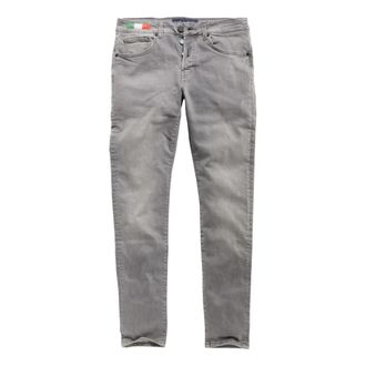 Carlo Colucci Vintage Jeans mit einfachen Waschungen - - Jeans - Herren - Grau - W32