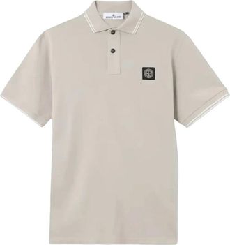 Stone Island Homme, Tops, Gris, Taille: M Polo Piqu&eacute;