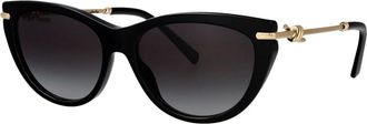 Tiffany & Co. Lunettes de soleil oeil de chat Tf4253 - unisex - Accessoires - Noir - Taille: 55 MM