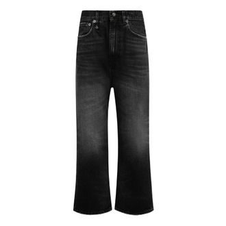 R13 Essex Straight Leg Jeans - - Jeans - Damen - Schwarzk - W26