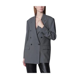 Tagliatore Loreley Zweireihiger Blazer - - Jackets - Damen - Grau - L