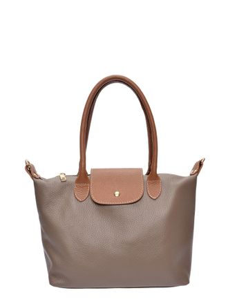 Anna Luchini Beige Rindsledertasche