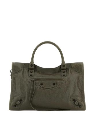 Balenciaga sac &agrave; main Le City - Vert