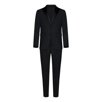 Dsquared2 Einreihiger Anzug - - Suits - Herren - Schwarzk - 2XL