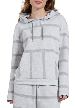 Tom Tailor Kapuzensweatshirt Manila Baumwollmix, Langarm, mit Kapuze, Streifendesign, atmungsaktiv, bequem