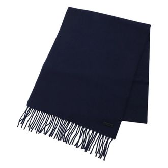 HUGO BOSS Wollschal mit Fransen - - Accessories - Herren - Blau - ONE SIZE