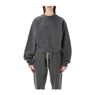 Fear of God Femme, Sweatshirts et sweats &agrave; capuche, Gris, Taille: 40 FR SweaT-shirt ras-du-cou raglan ann&eacute;es 90