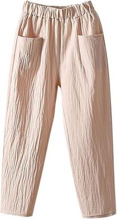 Generic Lot de Leggings Longs en Coton élastique de Couleur Unie pour la Plage, Les Loisirs, Le Costume pour Femme, Pantalon Grande Taille, Bleu Marine