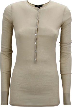 SOEUR Soeur, Femme, Tops, Beige, Taille: 36 FR T-shirt Isabella