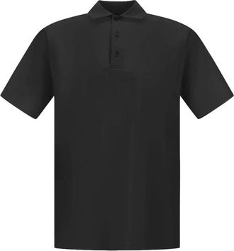 Herno Homme, Tops, Noir, Taille: L Polo en Coton Stretch Superfine