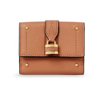Chlo&eacute; Femme, Accessoires, Brun, Taille: ONE Size Mini Portefeuille Tri-Fold Paddington