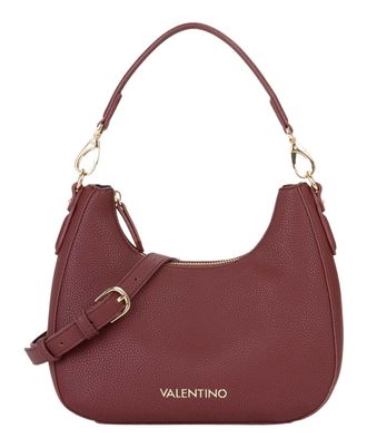 Valentino Schultertasche Umh&auml;ngetasche Brixton Hobo Bag Bordeaux dunkelrot